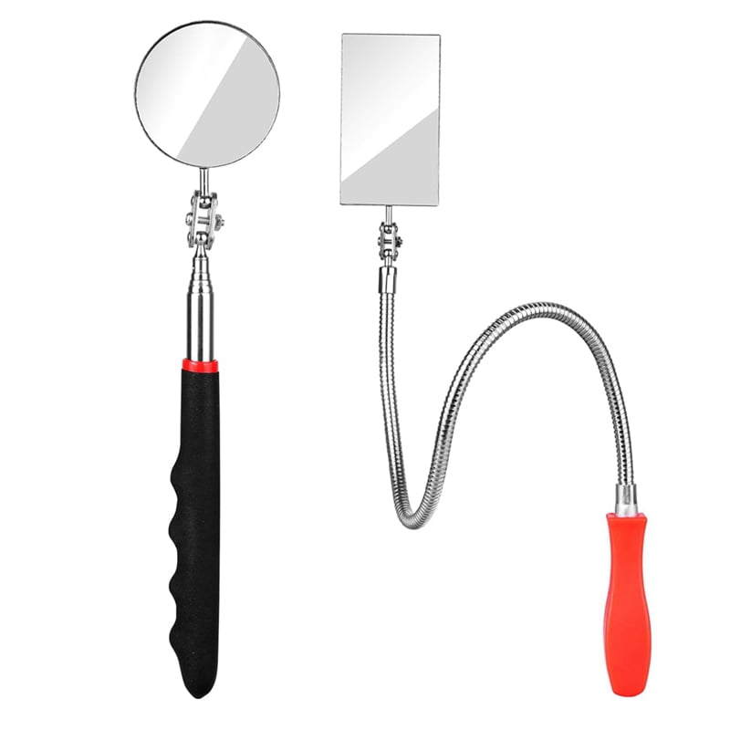 Telescoping , Mechanics Mirror Tool with Long Handle, for Mechanics ...