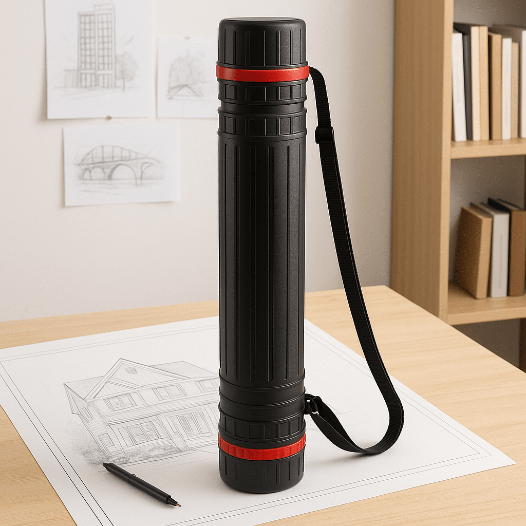 Telescoping Poster Tube Extendable from 30” to 53” for Carry Documents ...