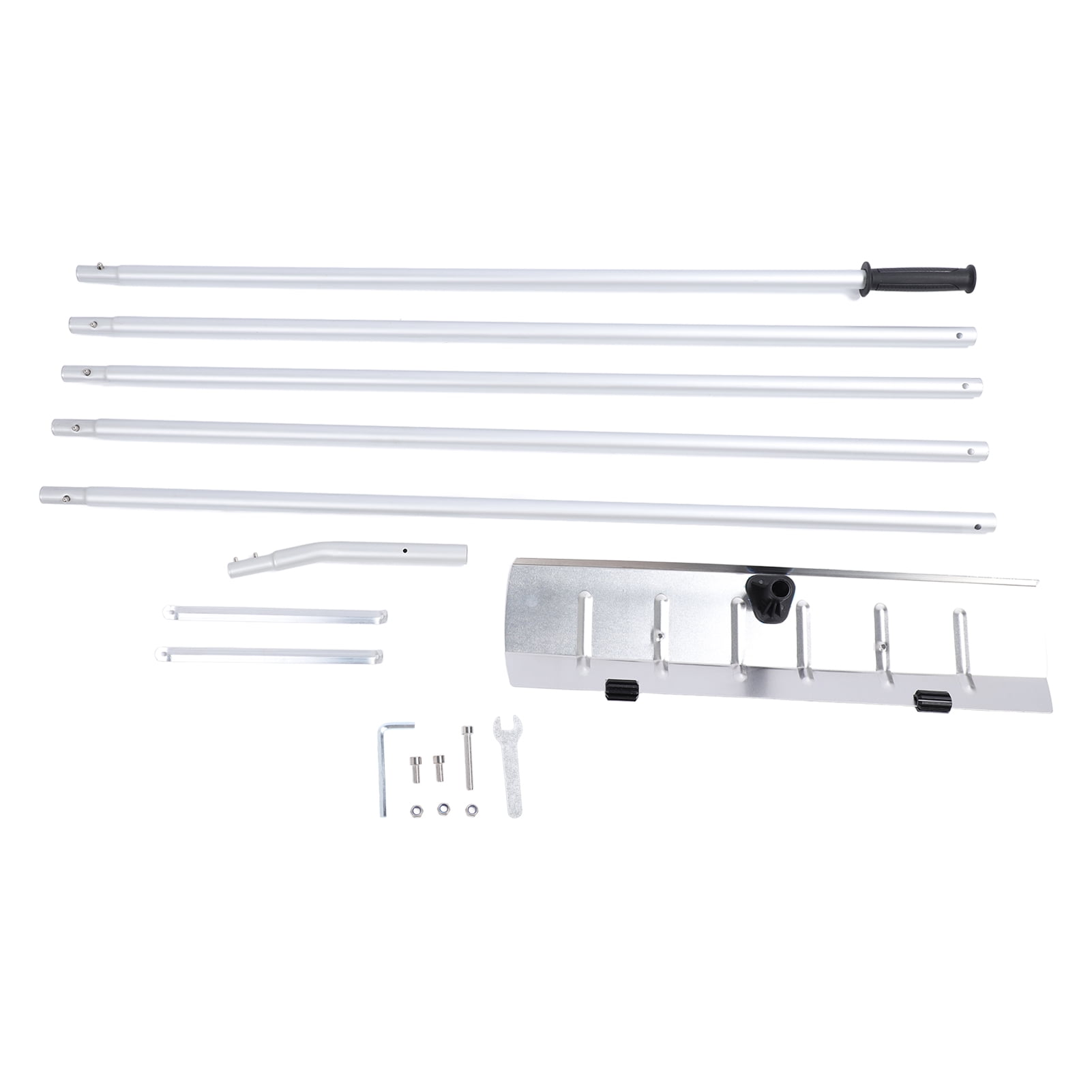 Telescoping Snow Roof Rake with Wheels Adjustable 20ft Extendable ...