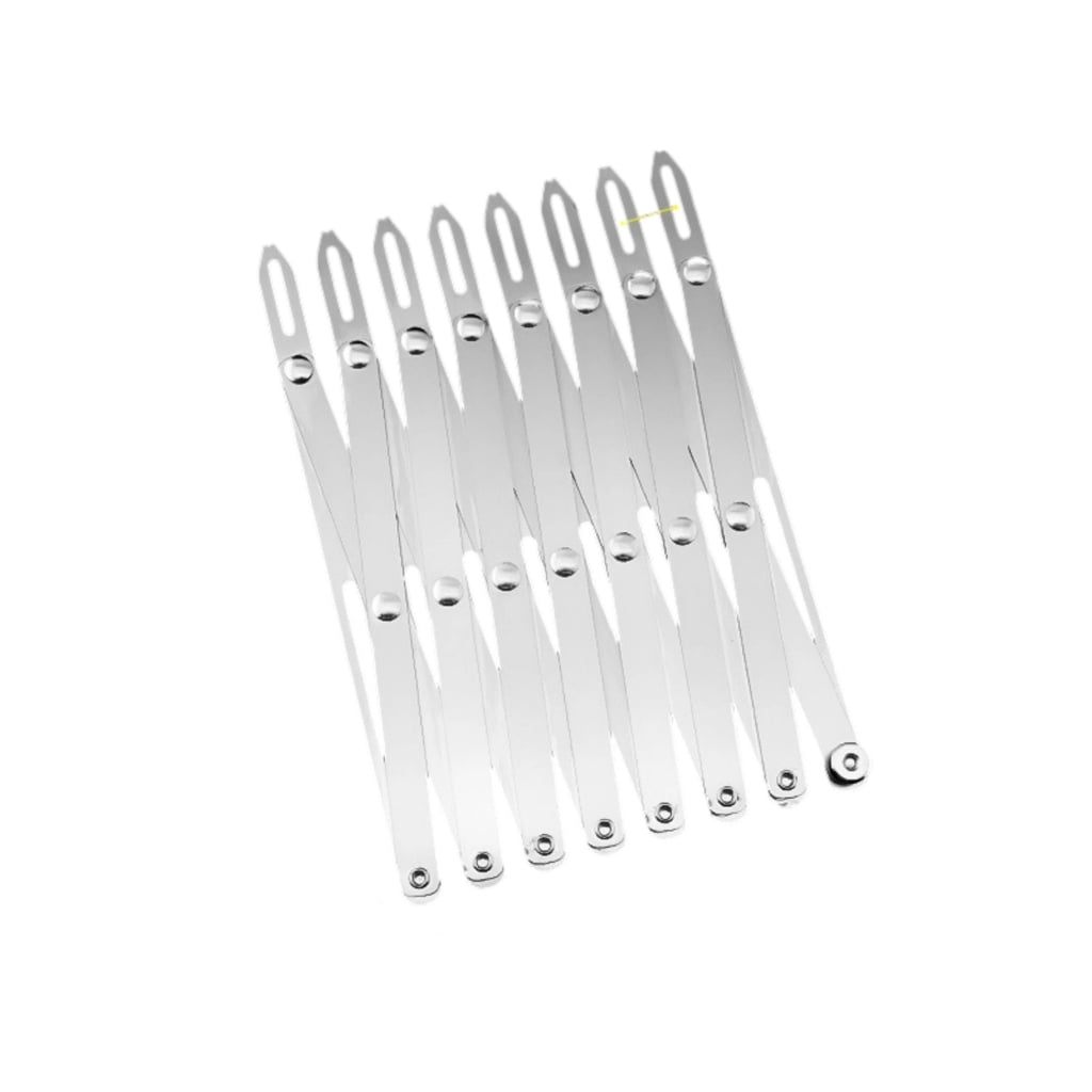 Telescoping Stainless Steel Measuring Ruler Dividing Tool For Leather ...