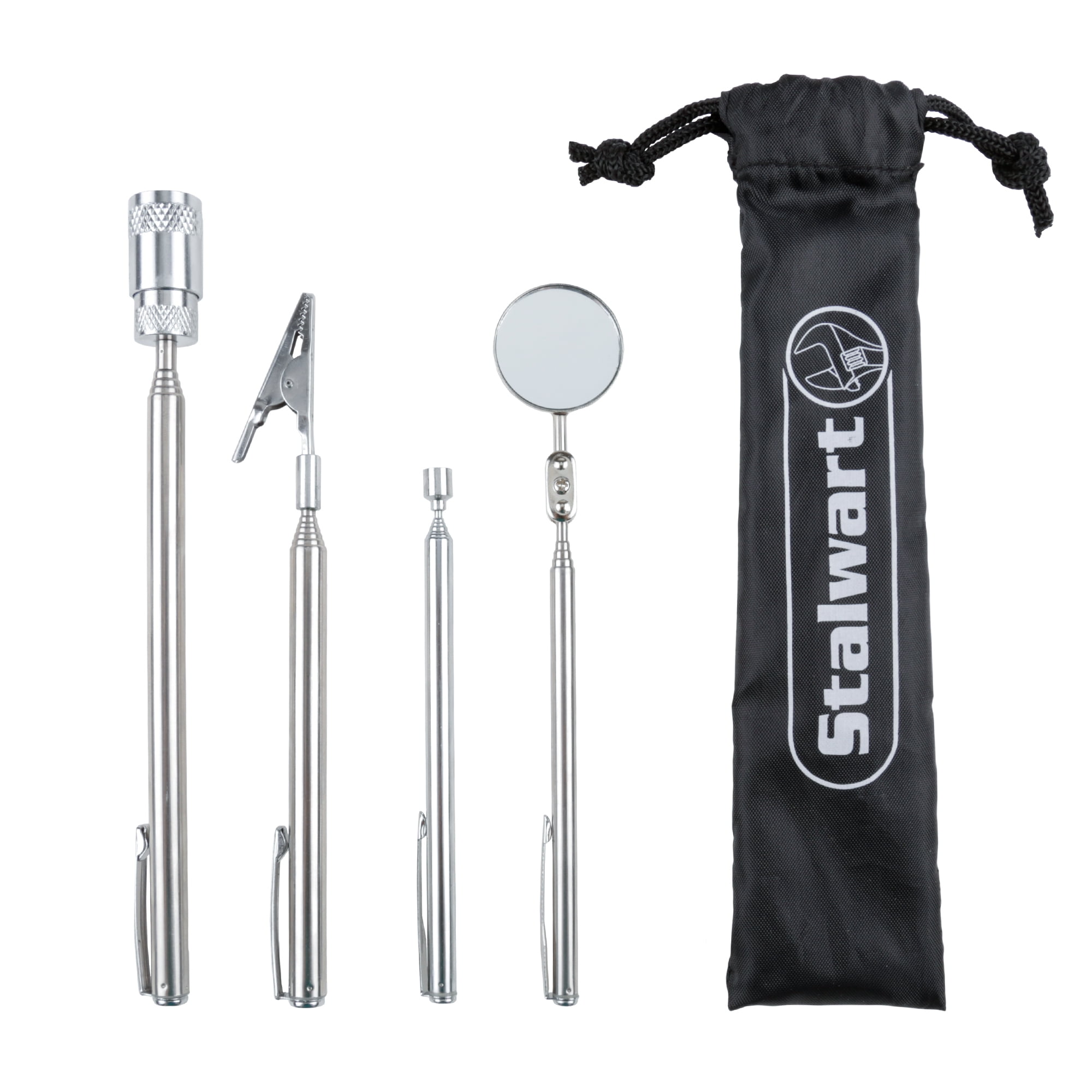 Telescoping Tools Kit, 4 Piece Extendable Tool Kit With Magnetic Pickup ...