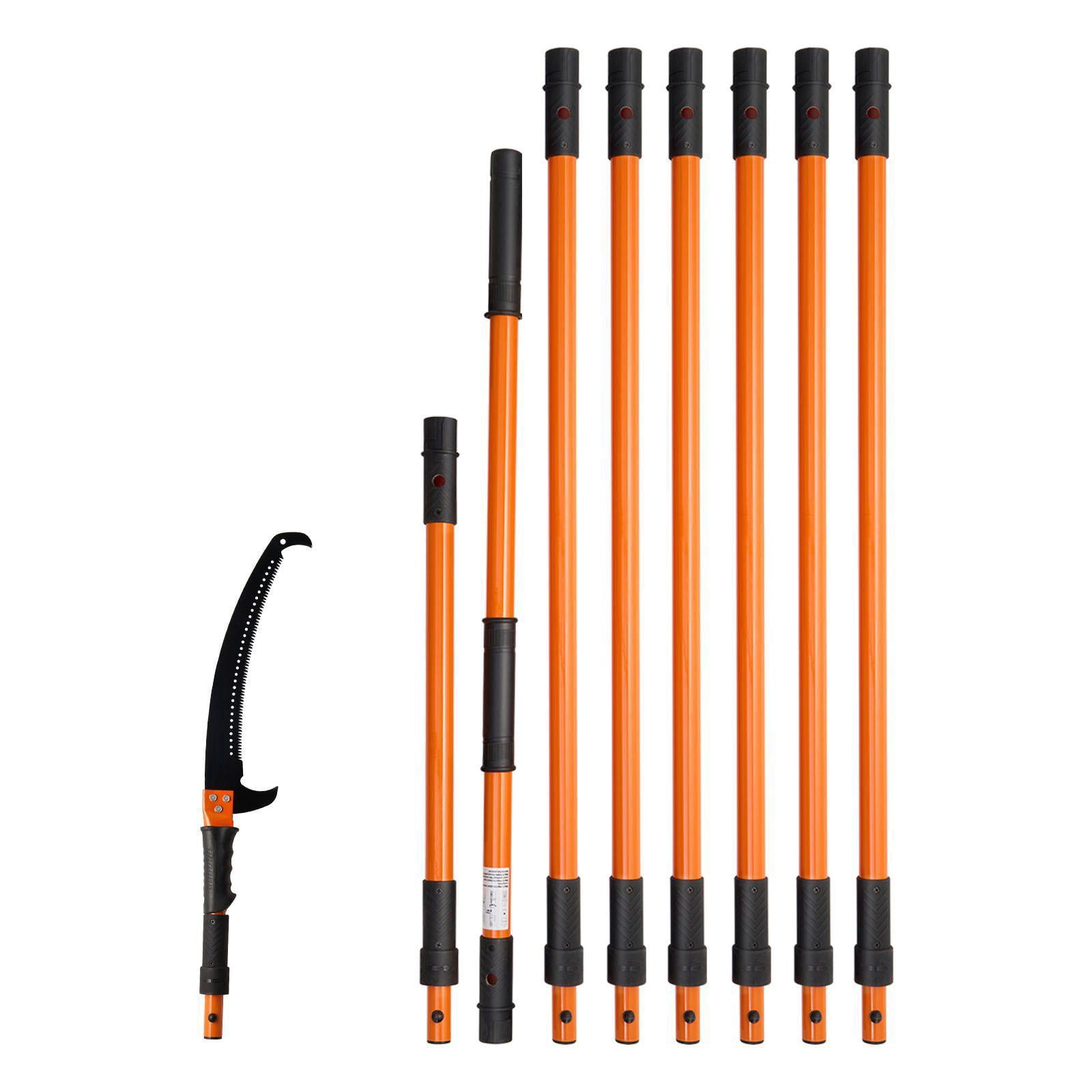 Telescoping Tree Pruner with 65Mn Steel Blade, 4.46-26.4 ft Extendable ...