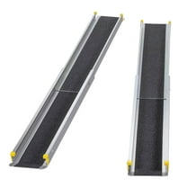 10' Lightweight Portable Handicap Wheelchair Telescoping Track Ramps ...