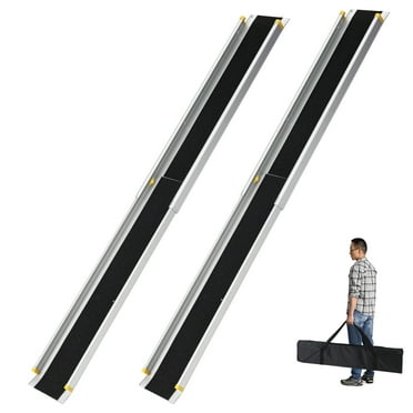 Silver Spring Portable Lightweight Multi-Fold Aluminum Wheelchair Ramp ...