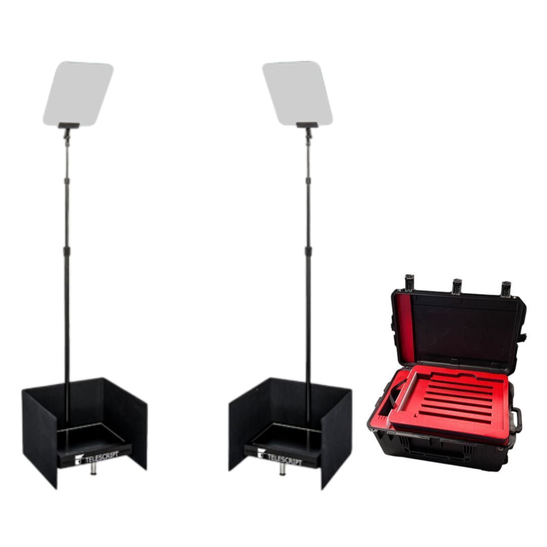 Telescript PRS-190-NDI 19-Inch Public Speaking System with Carry Case ...