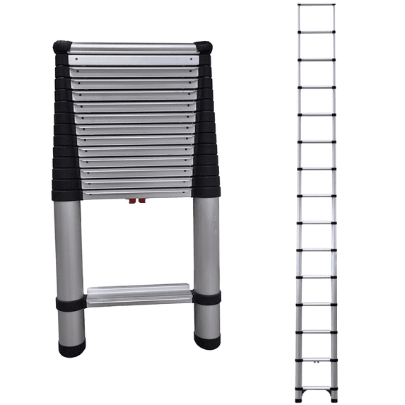 Telesteps, Pro Telescoping Extension Ladder, 14.5 ft, 18 ft reach ...