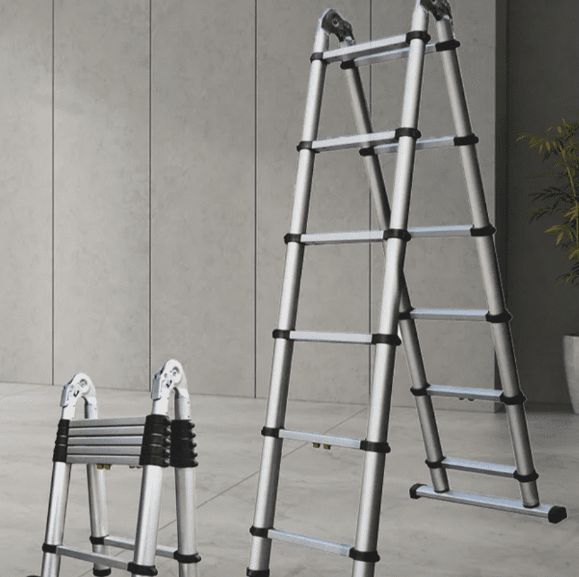 Telesteps Telescoping Combination Ladder – A-Frame + Extension, 250lb ...