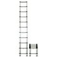Telesteps Telescopic Extension Ladder, 14 ft, 250lb, 10-Step, Aluminum ...