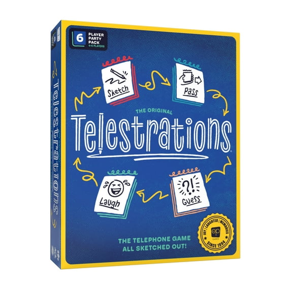 Telestrations 6 Player Game - Award-Winning for 4-6 Players - Walmart.com