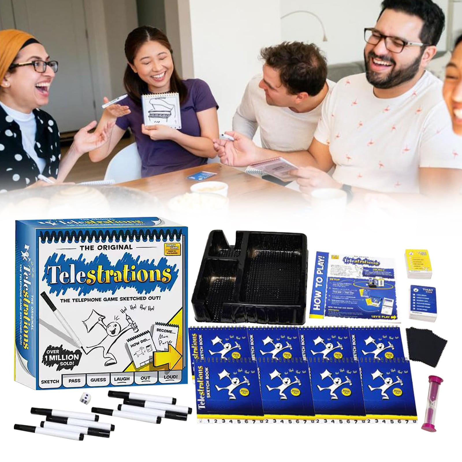 Telestrations After Dark Adult Party Game | Adult Board Game | An Adult ...