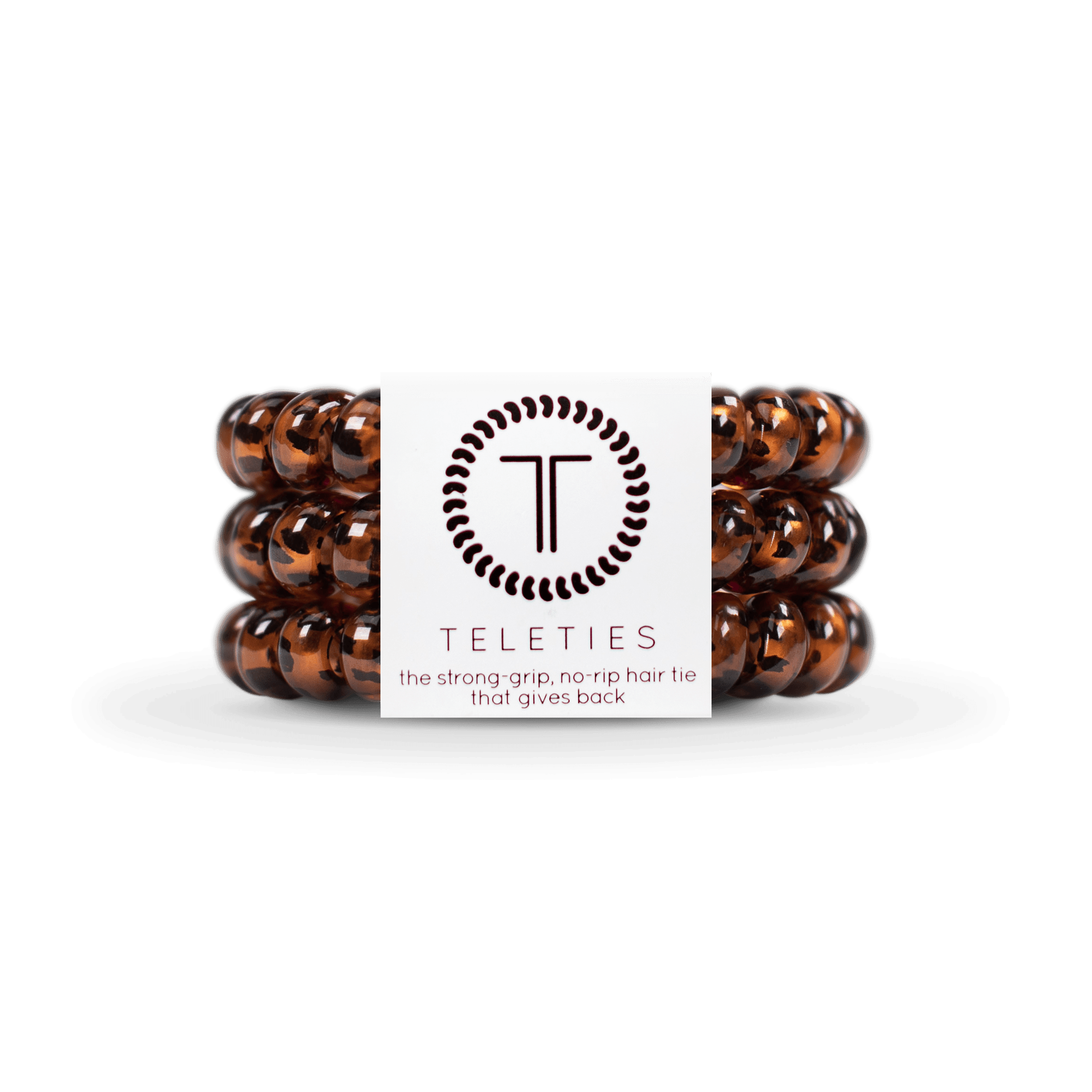 Teleties Large Hair Ties - Tortoise 3pc - Walmart.com