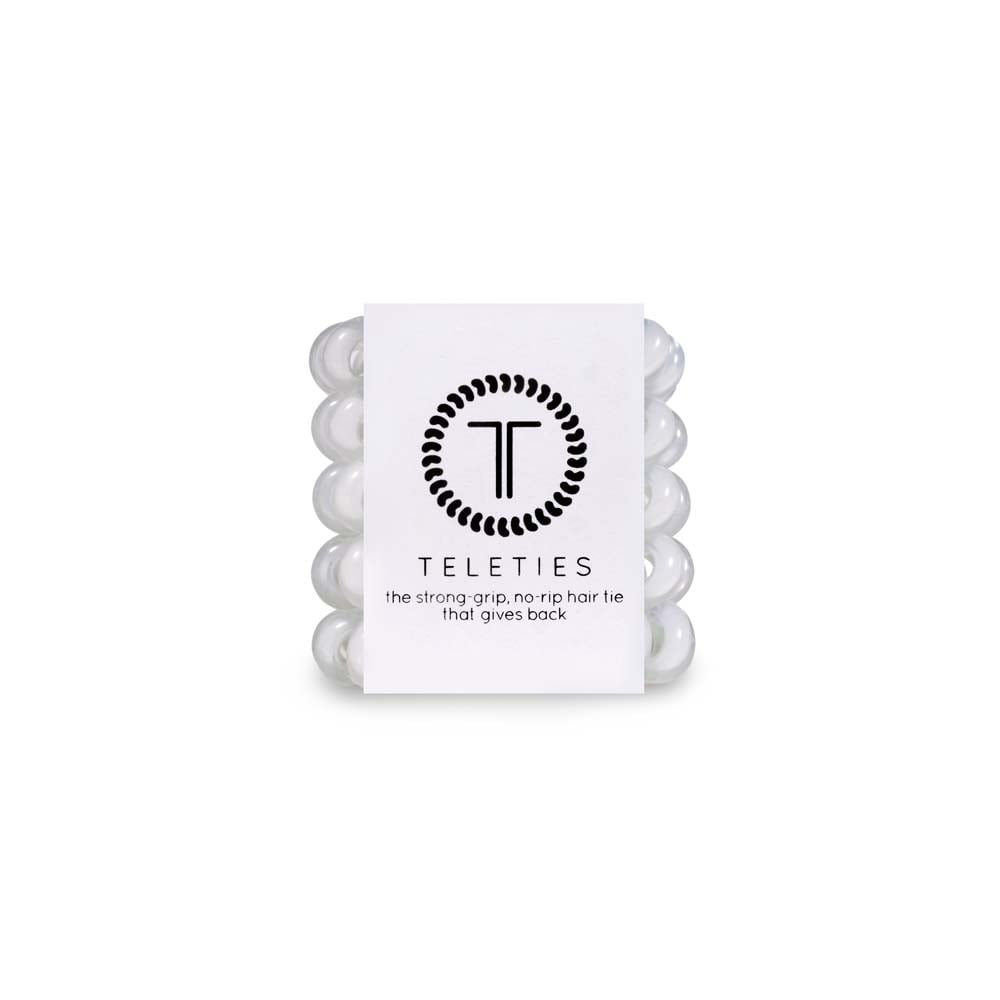 Teleties Tiny Hair Ties - Coconut White - Walmart.com