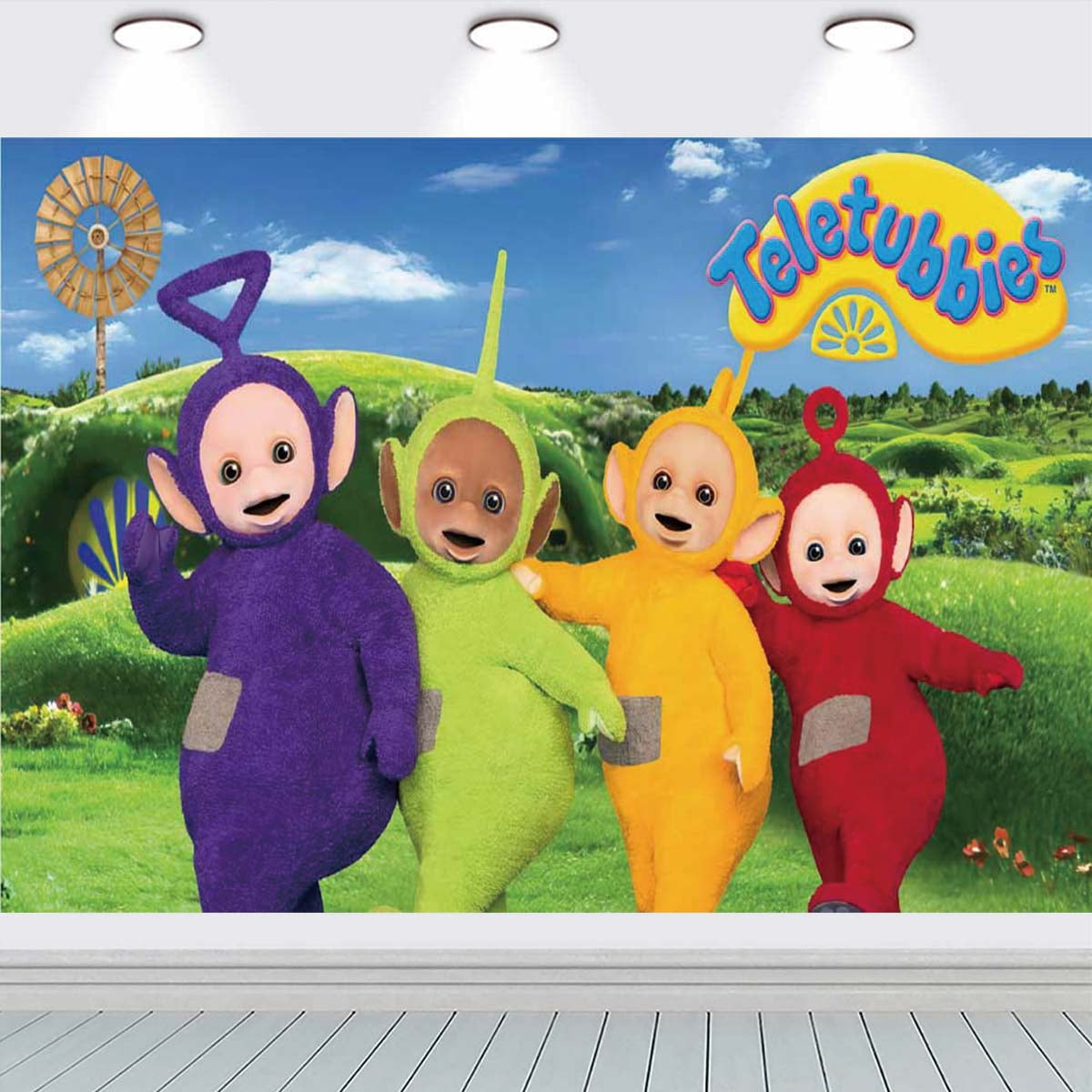 Teletubbies Backdrop Banner Party Supplies Poster Movie Theme ...