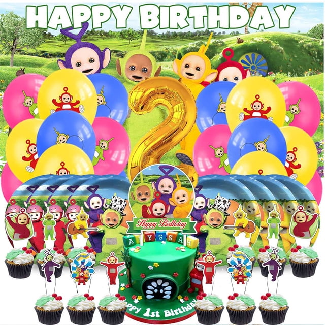 Teletubbies Balloons Party Supplies 2nd Decor Tableware Birthday Cake ...