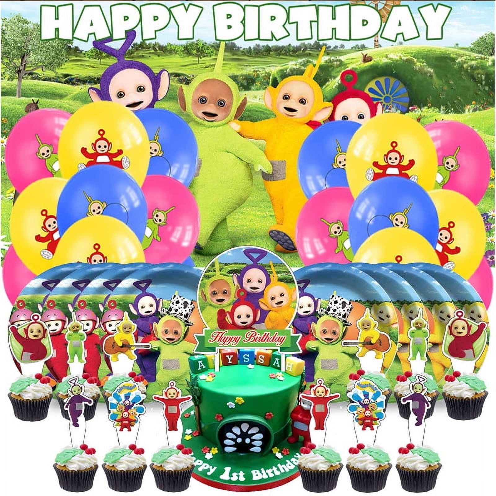Teletubbies Birthday Party Supplies Balloons Paper Plates Decoration ...