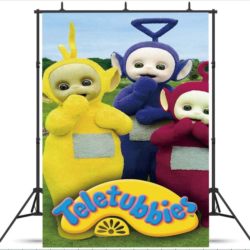 Teletubbies Birthday Party Supplies Banner Backdrop Background ...