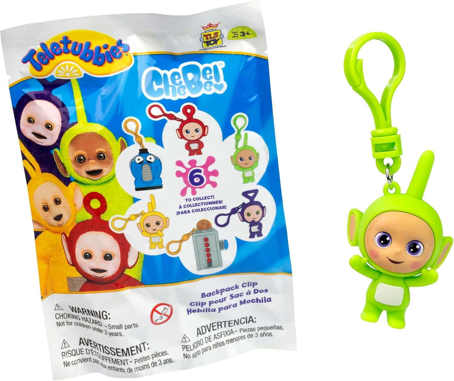 Teletubbies CheeBee Backpack Clip Mystery Pack (1 RANDOM Figure ...