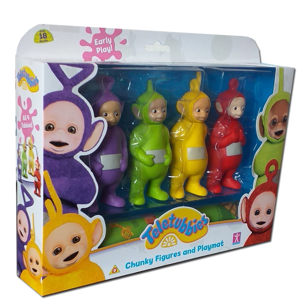 Teletubbies Baby Figuras Gruesas y Tapete - Chunky Figures & Mat for 18 ...