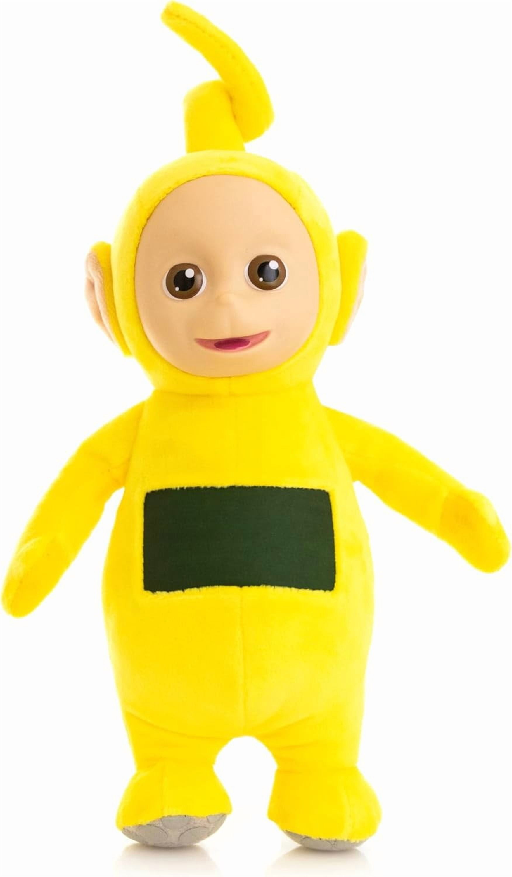Teletubbies Laa-Laa Soft Plush (Interactive Color Changing Belly Patch ...