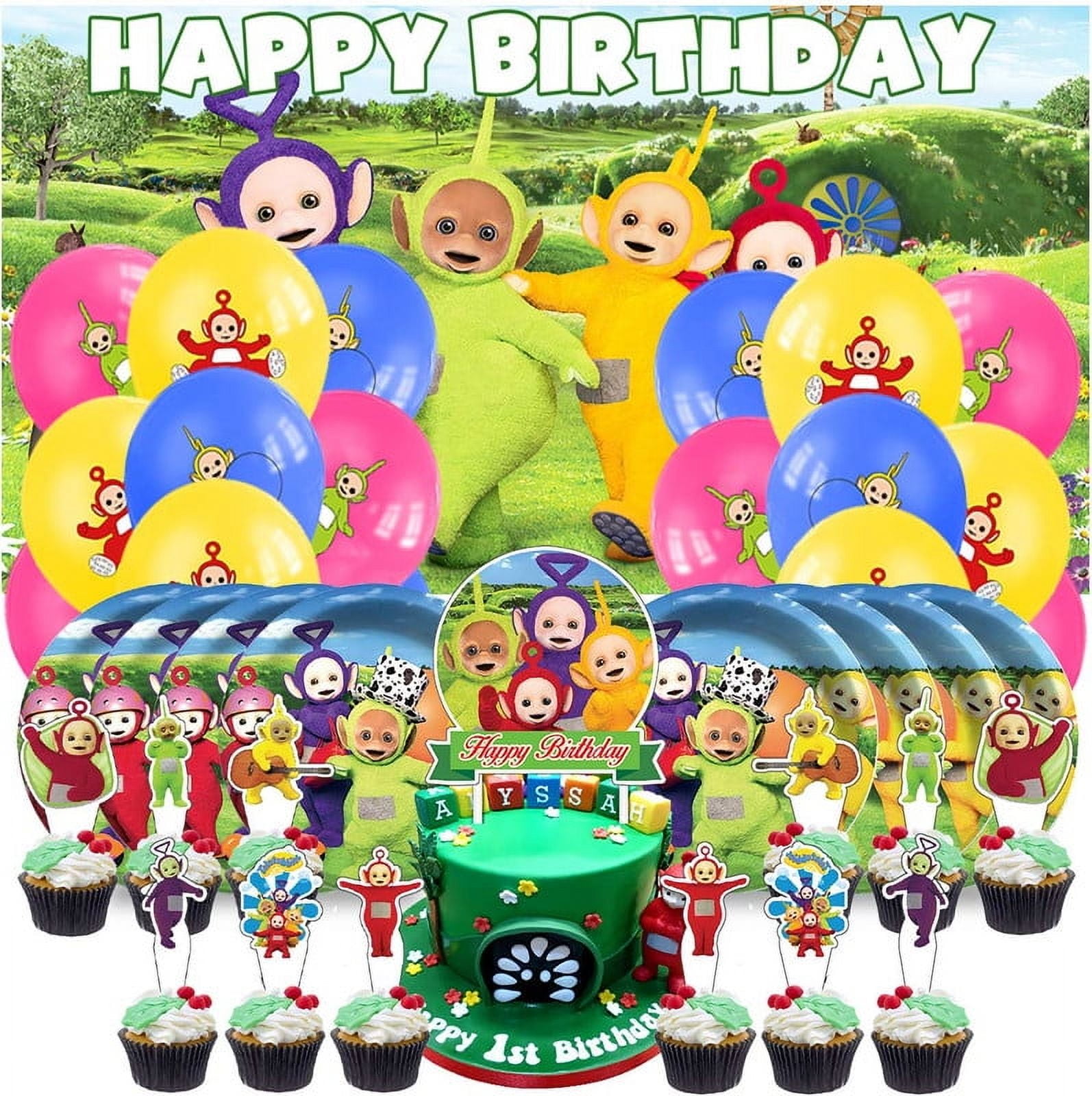 Teletubbies Party Decorations Plates Tableware Banner Backdrop Balloons ...