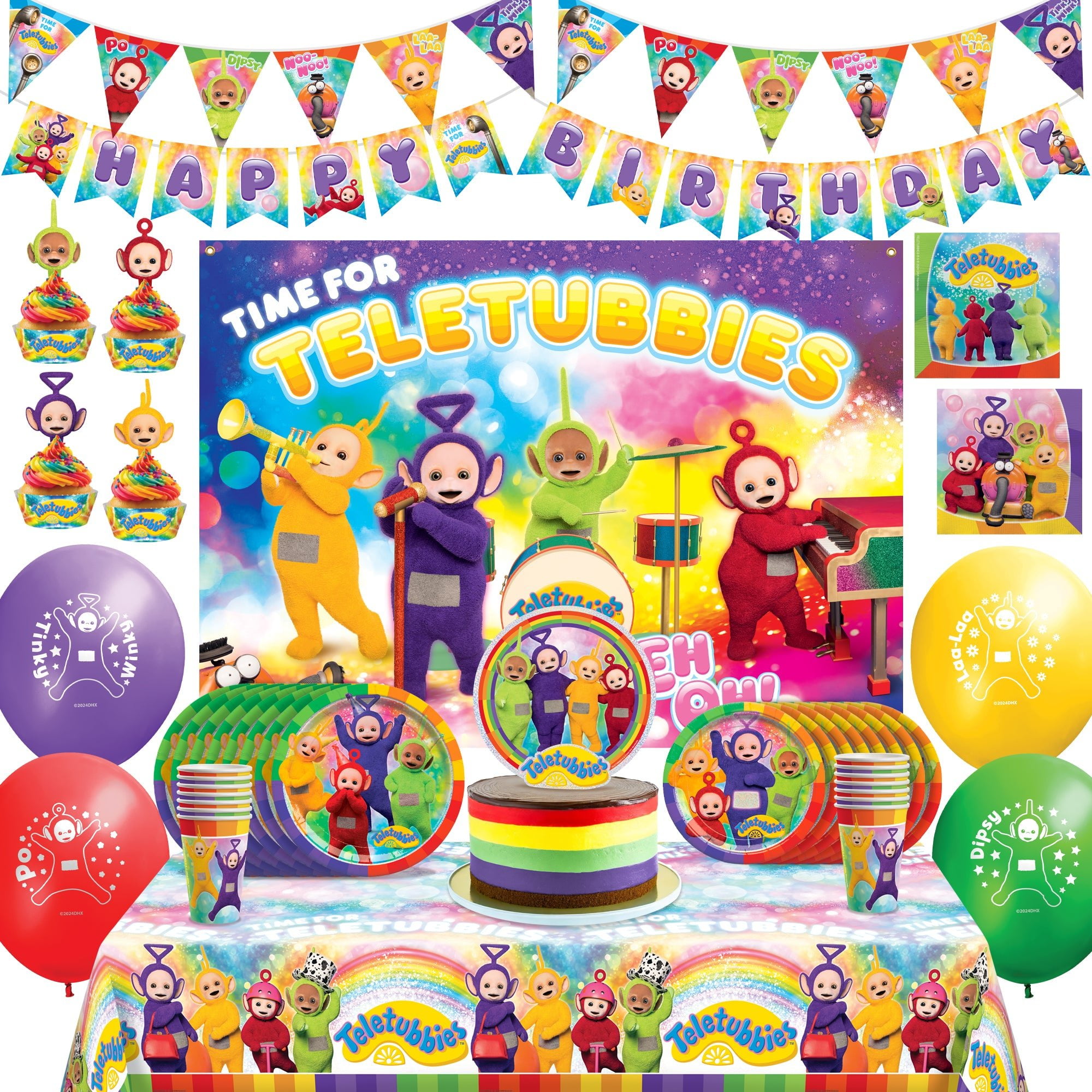 Teletubbies Party Decorations Ultimate Set for 24 Guests - Walmart.com