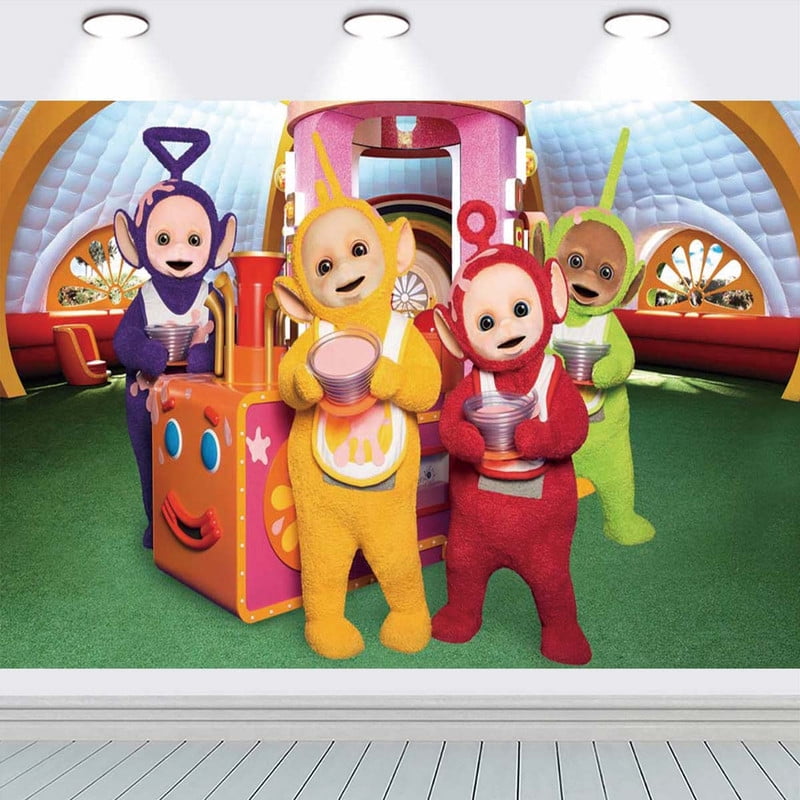 Teletubbies Party Supplies Backdrop Banner Poster Birthday Decorations ...