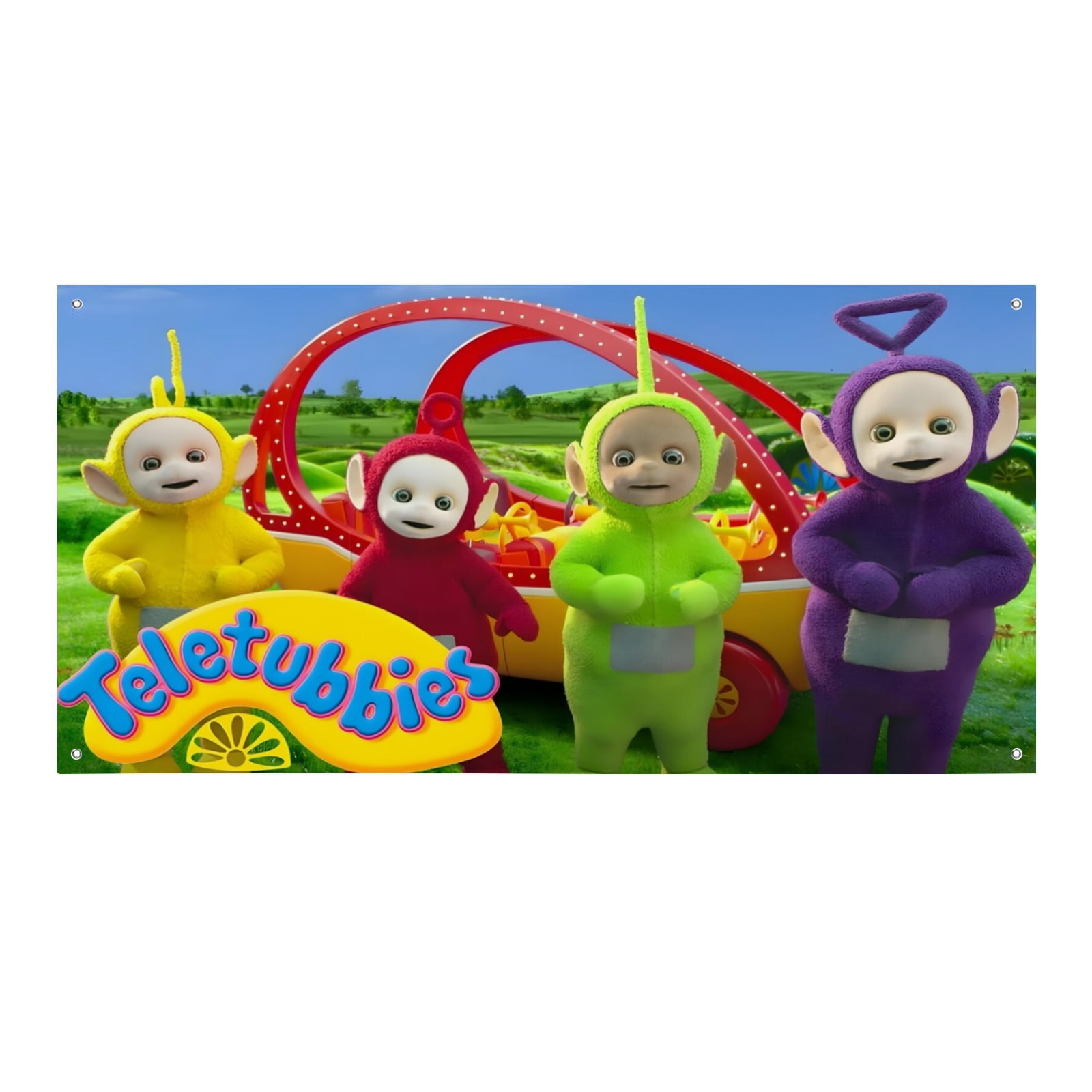 Teletubbies-Theme Backdrops Banner Birthday Party Decor Supplies ...