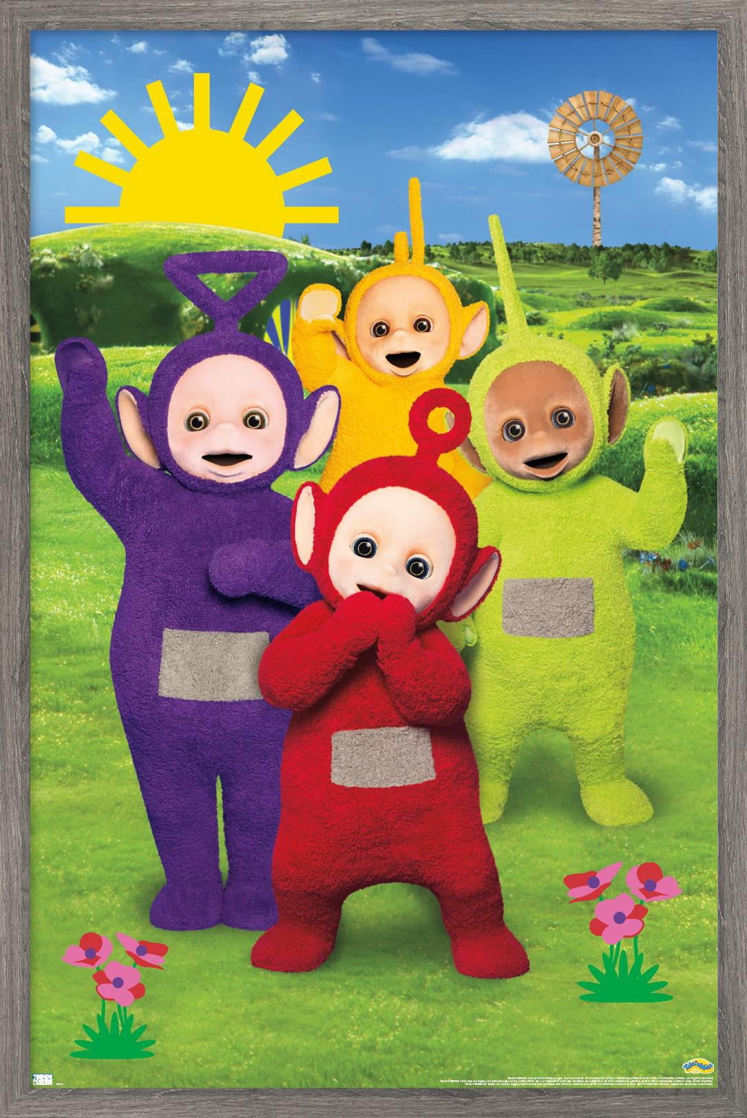 Teletubbies - Time For Teletubbies Wall Poster, 22.375" x 34" Framed ...