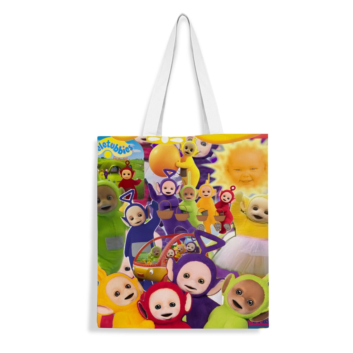 Teletubbies canvas Tote Bag handbag: Aesthetic design tote for women ...