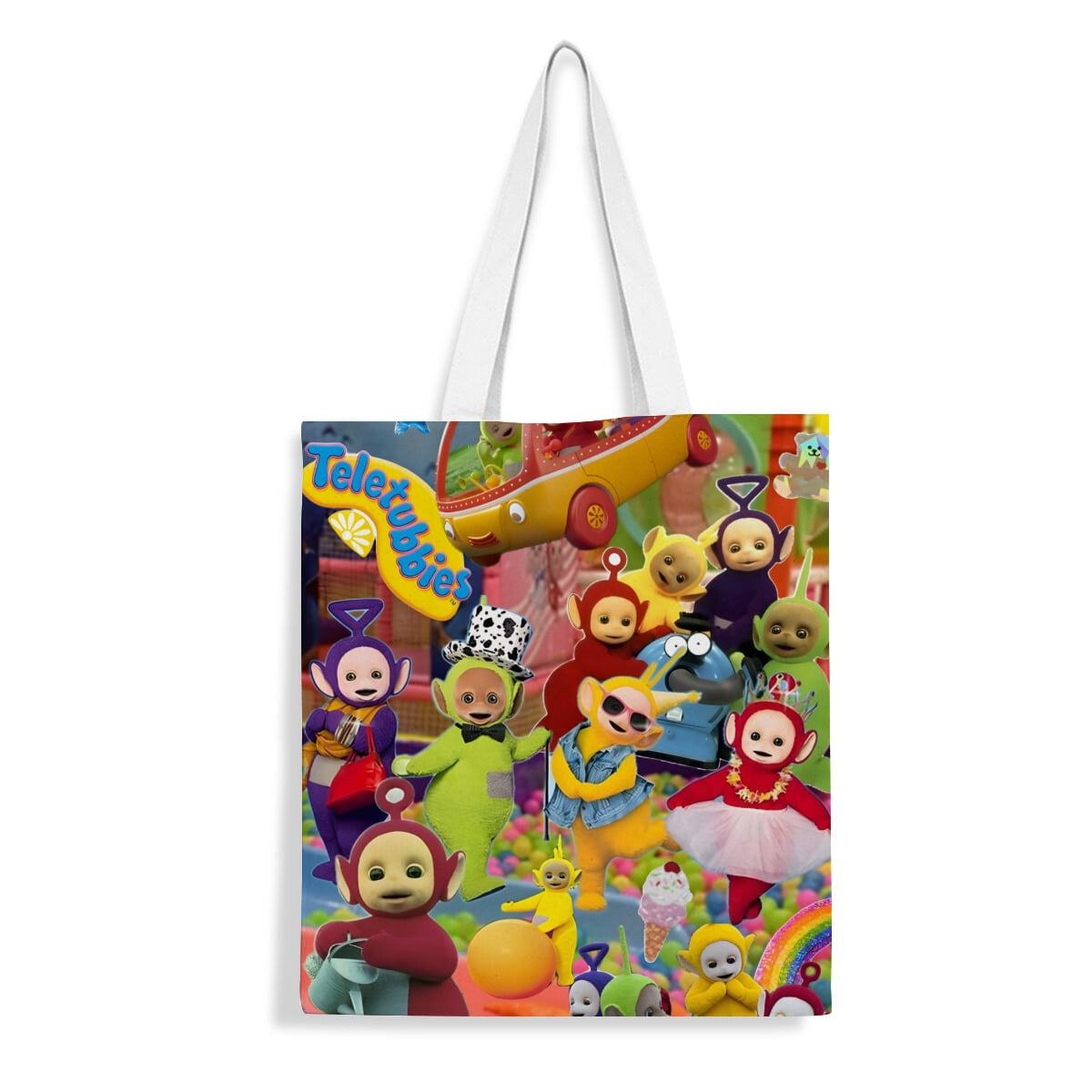 Teletubbies canvas Tote Bag handbag: Women’s reusable tote with a chic ...