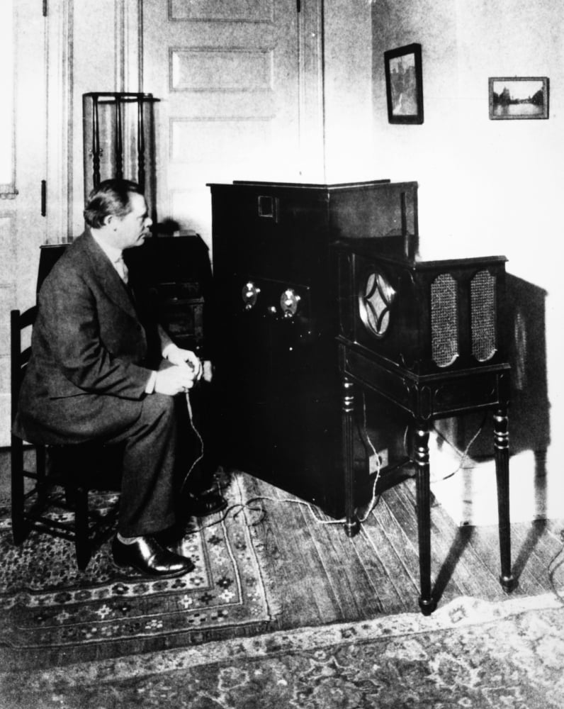 Television 1927. Nthe Television Pioneer Swedish-Born Ernst Fredrik ...