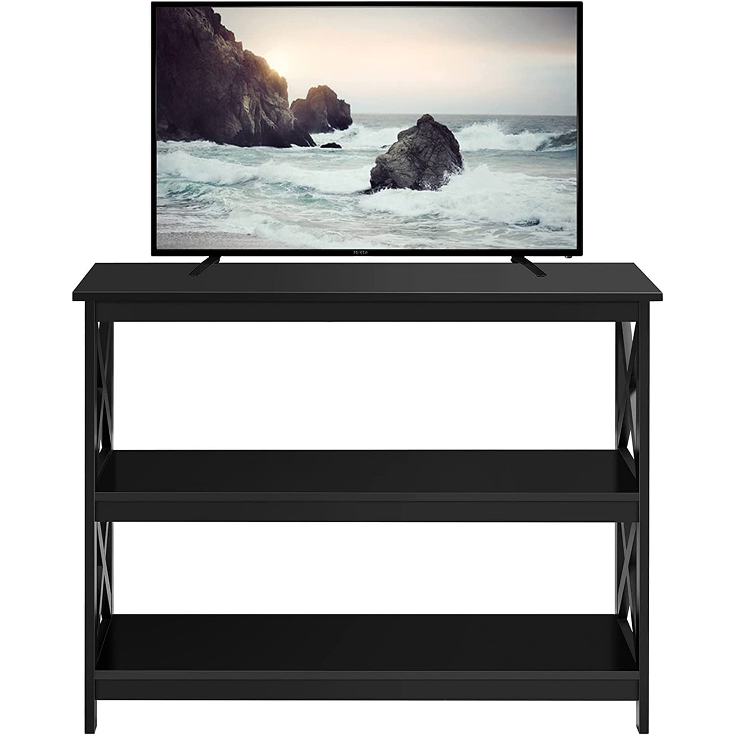 Television Stands & Entertainment Centers with 3 Tier Storage Shelf TV ...