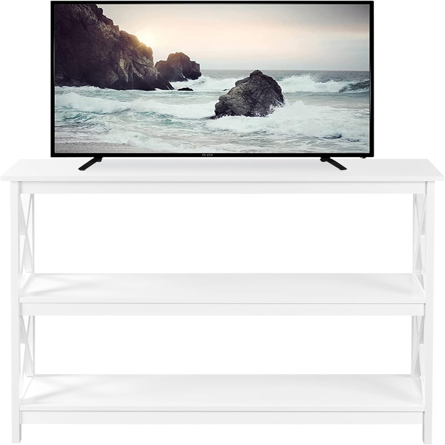 Television Stands & Entertainment Centers with 3 Tier Storage Shelf TV ...