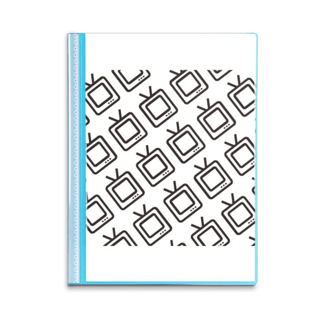 Television Watches Seal Patterns Book Sheet Protectors Portfolio Binder ...