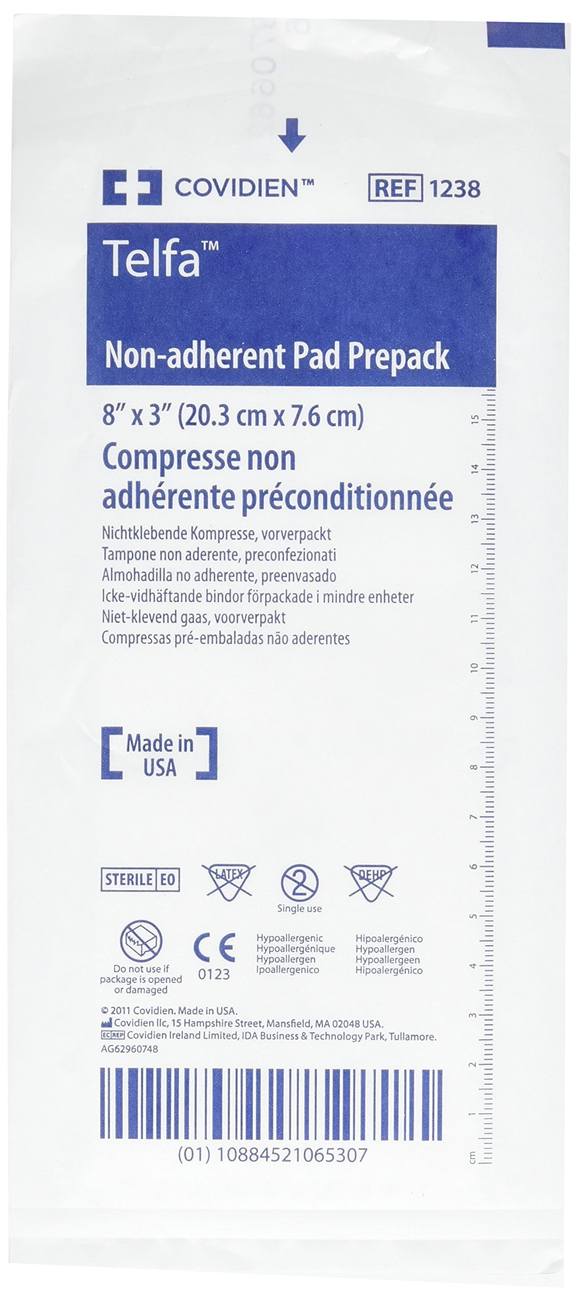 Telfa Ouchless Non-adherent Dressing 3" X 8" Each (1 Each) - Walmart.com