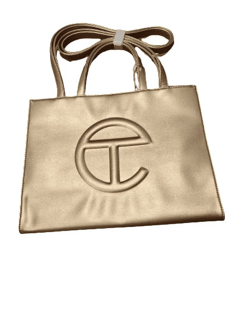 Telfar Medium Shopping Bag - Gold - Walmart.com