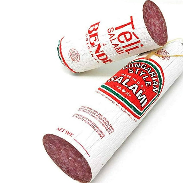 Teli Salami, Long, Hungarian, (Bende) 2lb each (2 pack) - Walmart.com