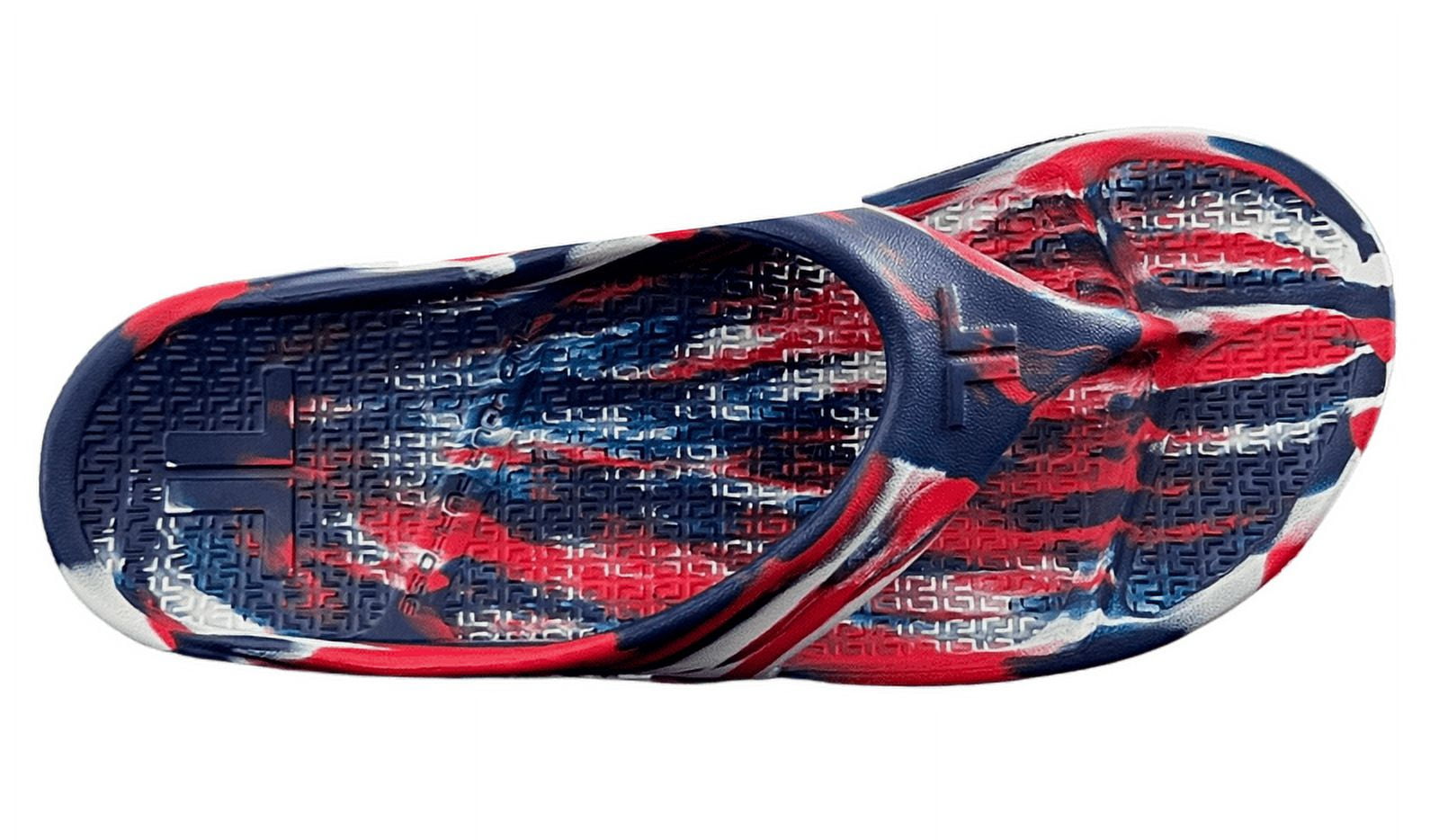 Telic Energy Flip Flop - Red/White/Blue - L - US Women's 11 / Men's 10 ...