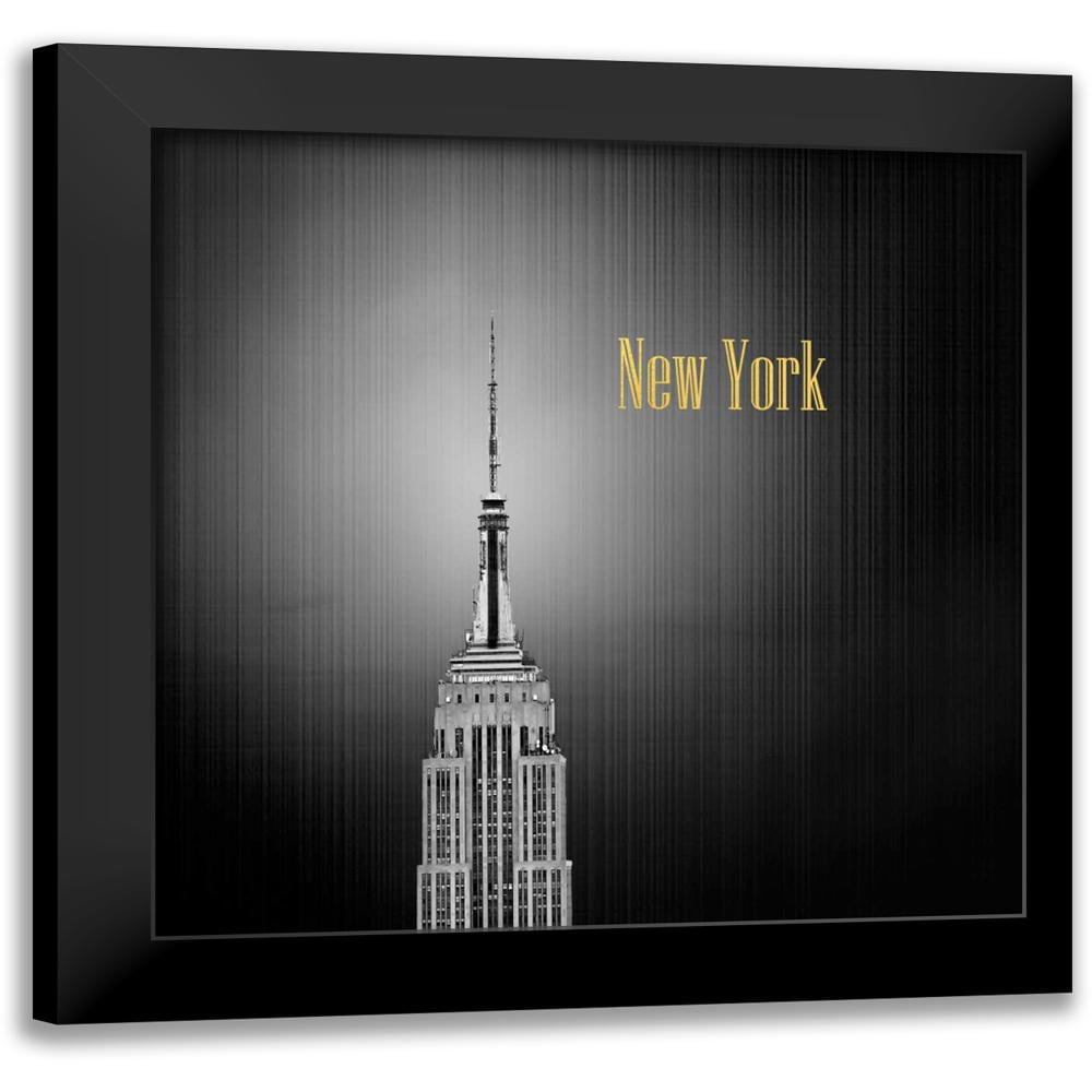 Telik, Tracey 20x20 Black Modern Framed Museum Art Print Titled - Golden Empire Spike - Walmart.com