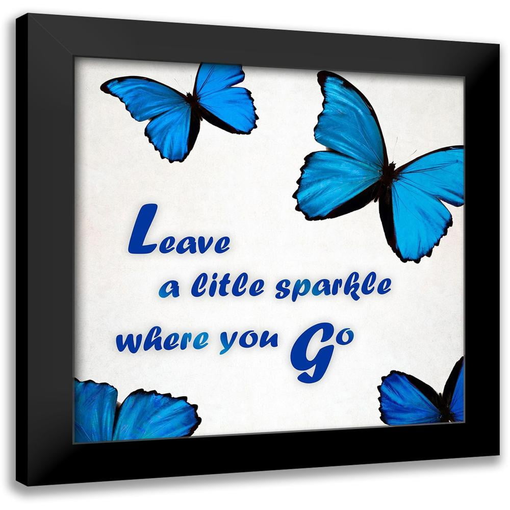 Telik, Tracey 20x20 Black Modern Framed Museum Art Print Titled - Leave ...