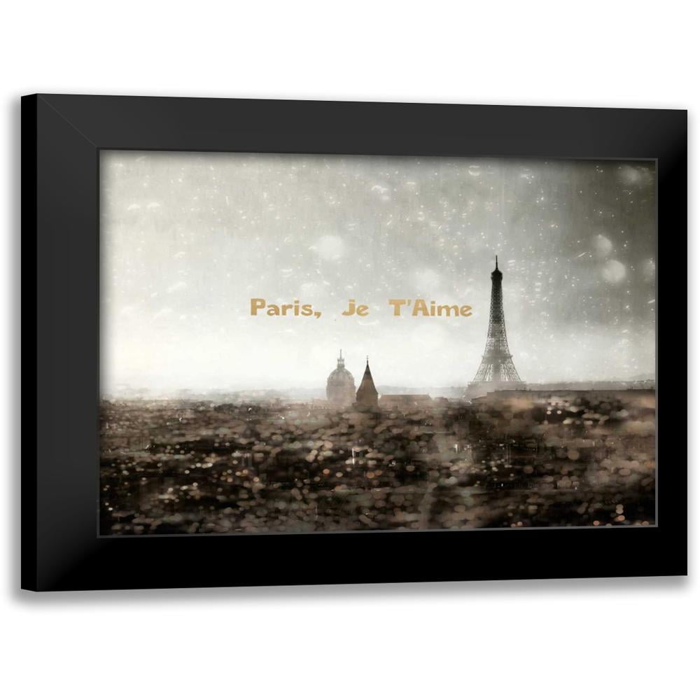 Telik, Tracey 24x19 Black Modern Framed Museum Art Print Titled - Paris ...