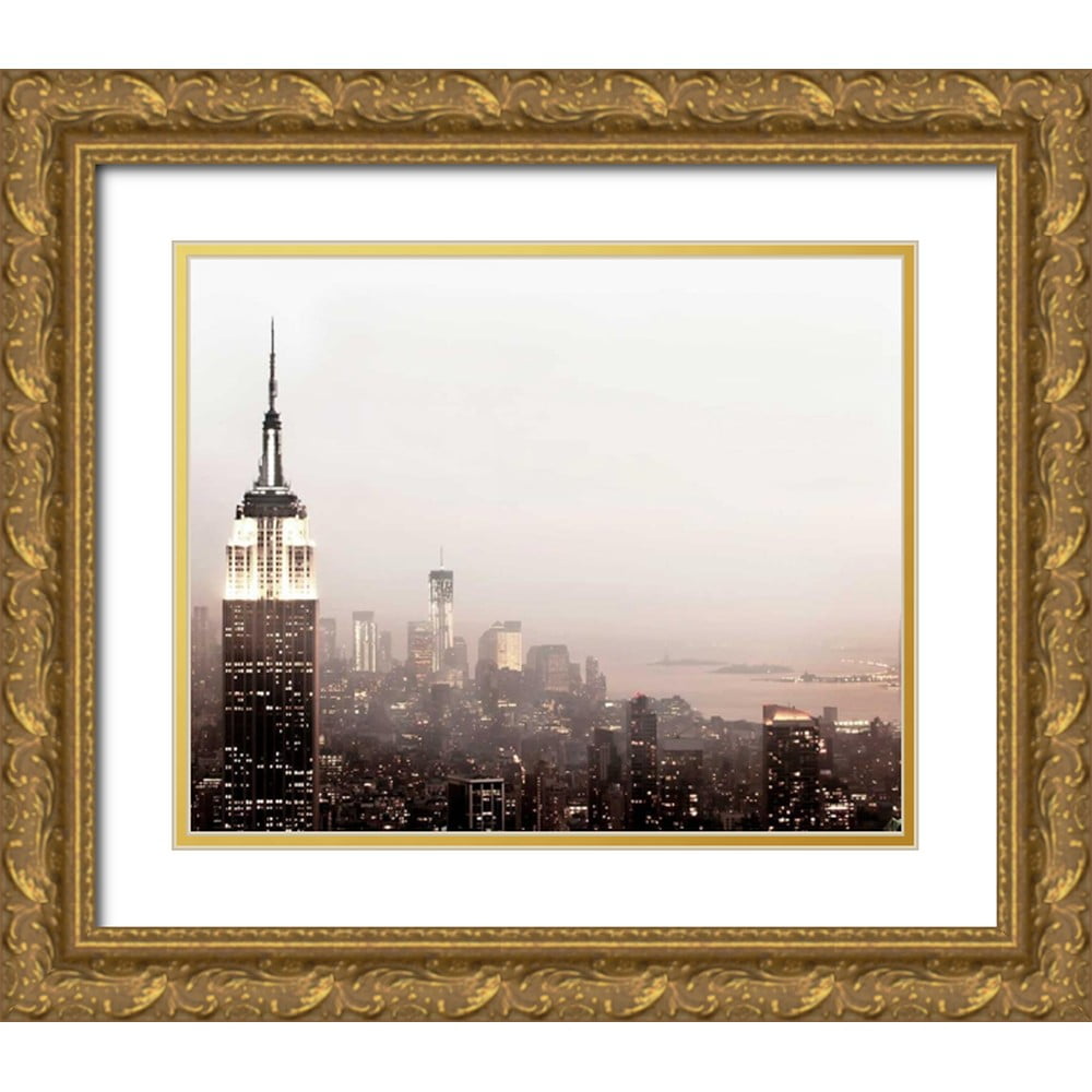 Telik, Tracey 24x20 Gold Ornate Wood Framed with Double Matting Museum ...