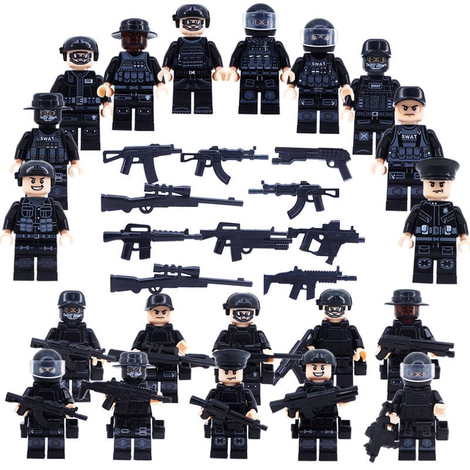 Telivaze City Police Military Ghost Troopers Minifigures Building ...