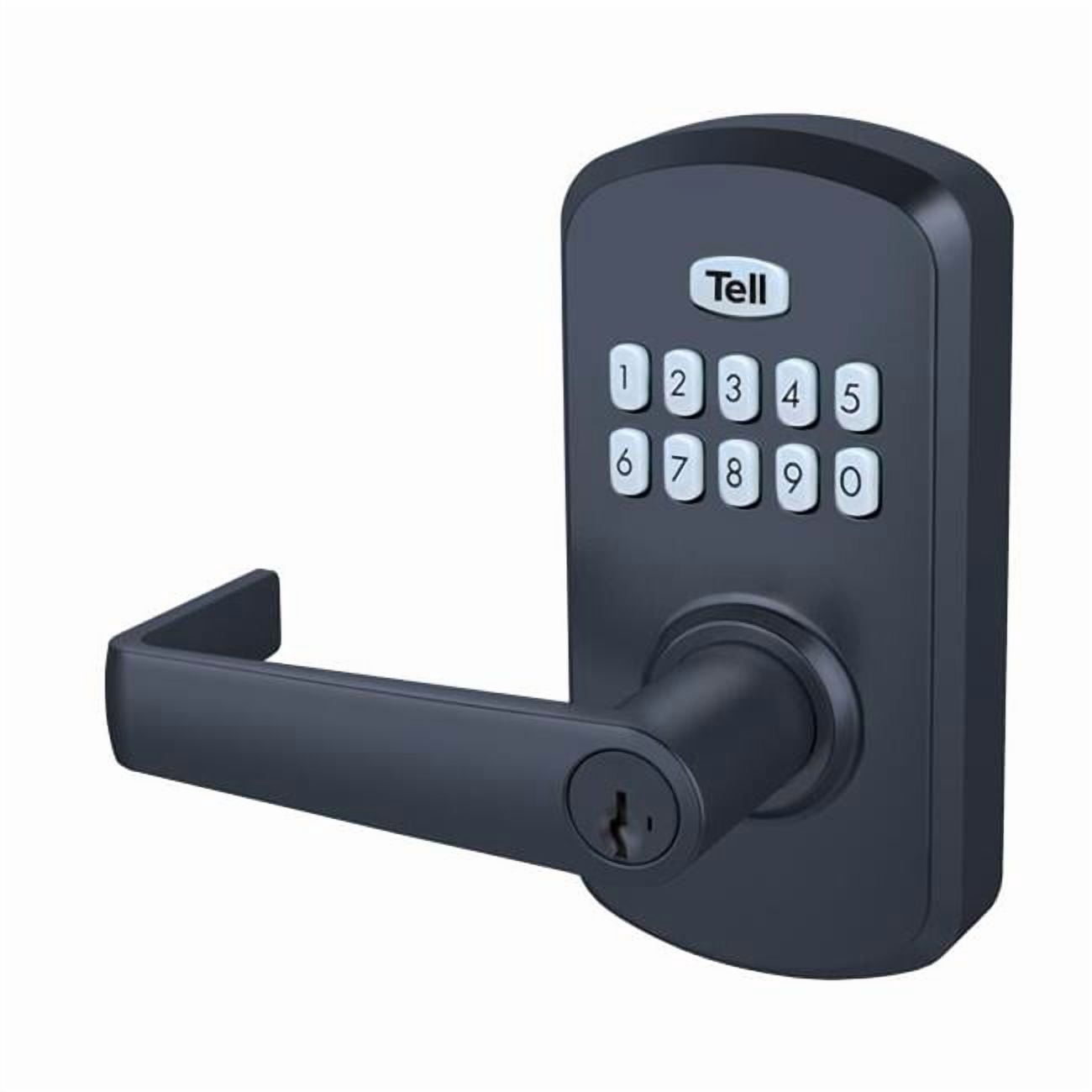 Tell Manufacturing 5049954 Matte Black Steel Electronic Keypad Entry ...