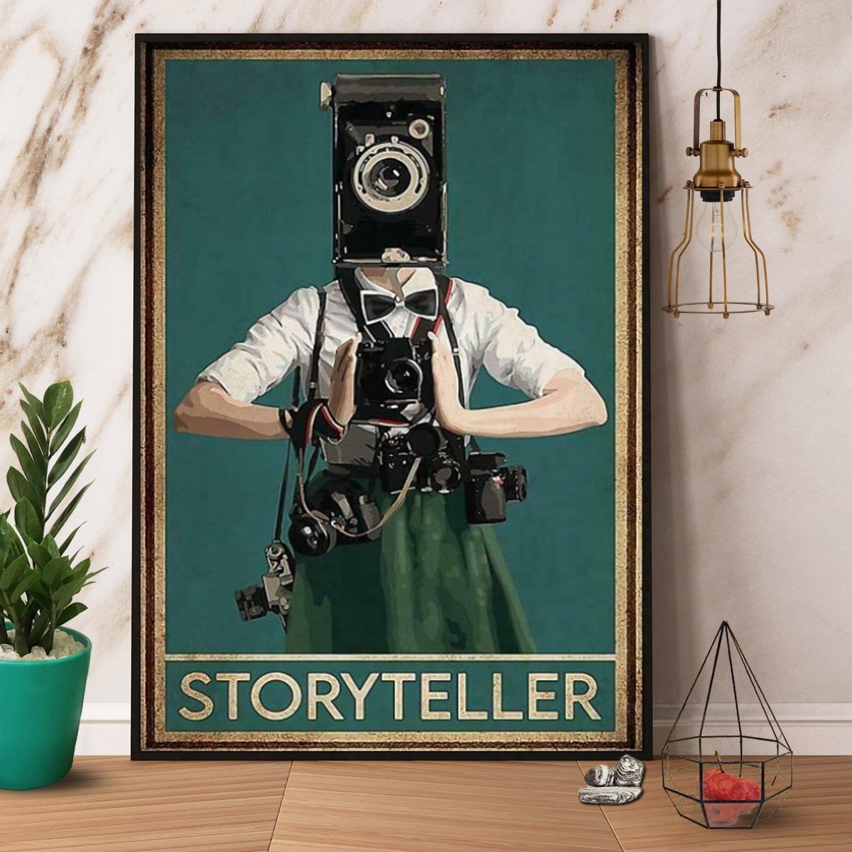 Teller Photographer Storyteller Vintage Paper Poster No Frame Wrapped ...