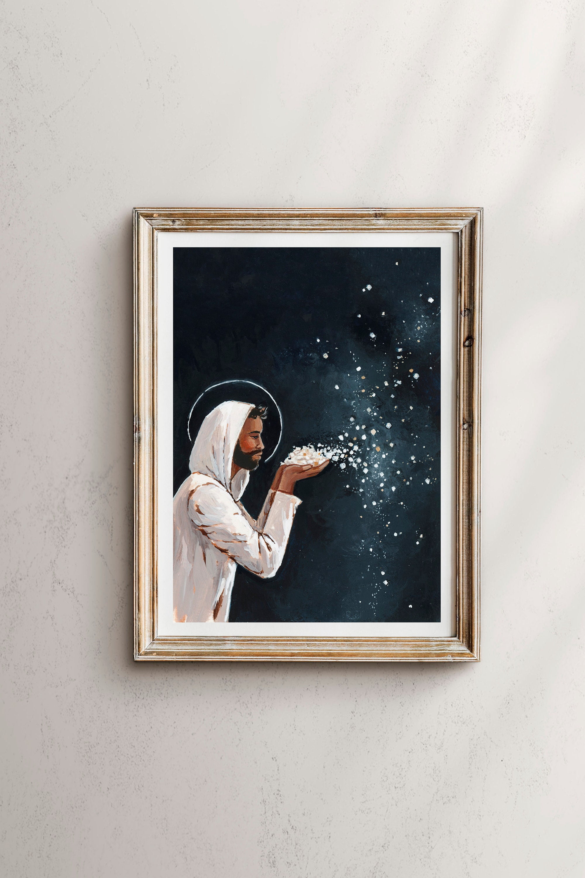 He Telleth The Number Of The Stars, Jesus Christ Wall Art, Jesus Christ ...