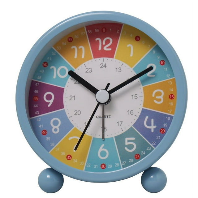 Learning Clock for Kids - Kids Wall Clocks for Bedrooms - Telling Time ...