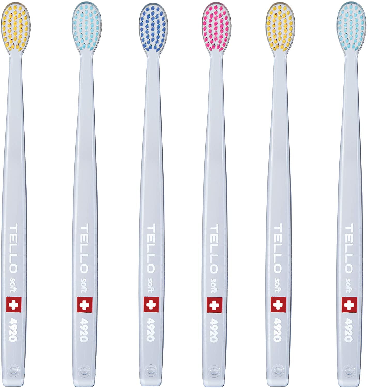 Tello 4920 Adult Soft Single Toothbrush "color may vary" - Walmart.com