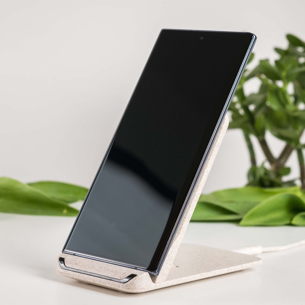 Tellur Green Qi Wireless Fast Desk Charger, 15W, Qi Certified, Foldable ...