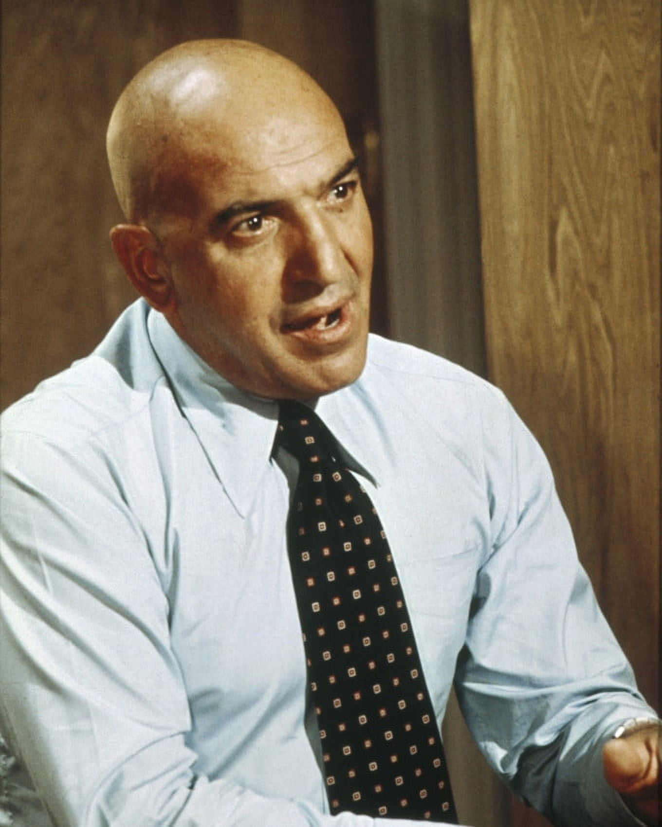 Telly Savalas In Outfit And Tie As Theo Kojak 24X36 Classic Hollywood ...